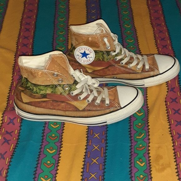 Converse | Shoes | Cheeseburger Converse All Star Chuck Taylor Vintage ...